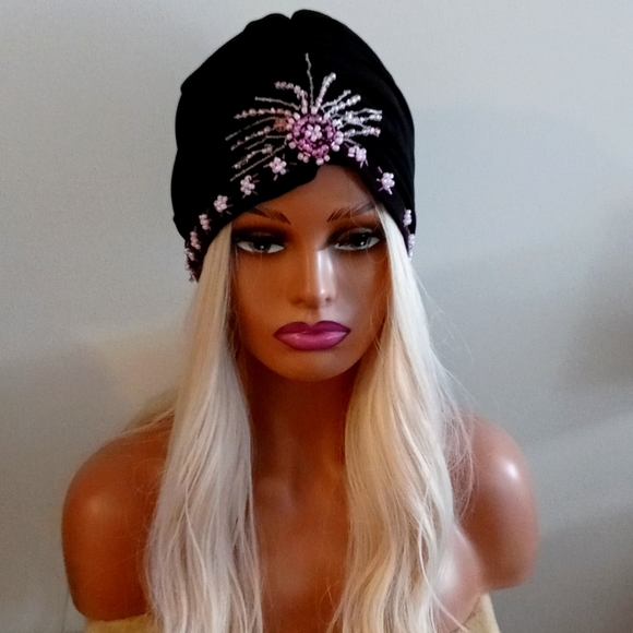 Vintage | Accessories | 96 Head Turban Gypsum Collection Tonina Marie ...
